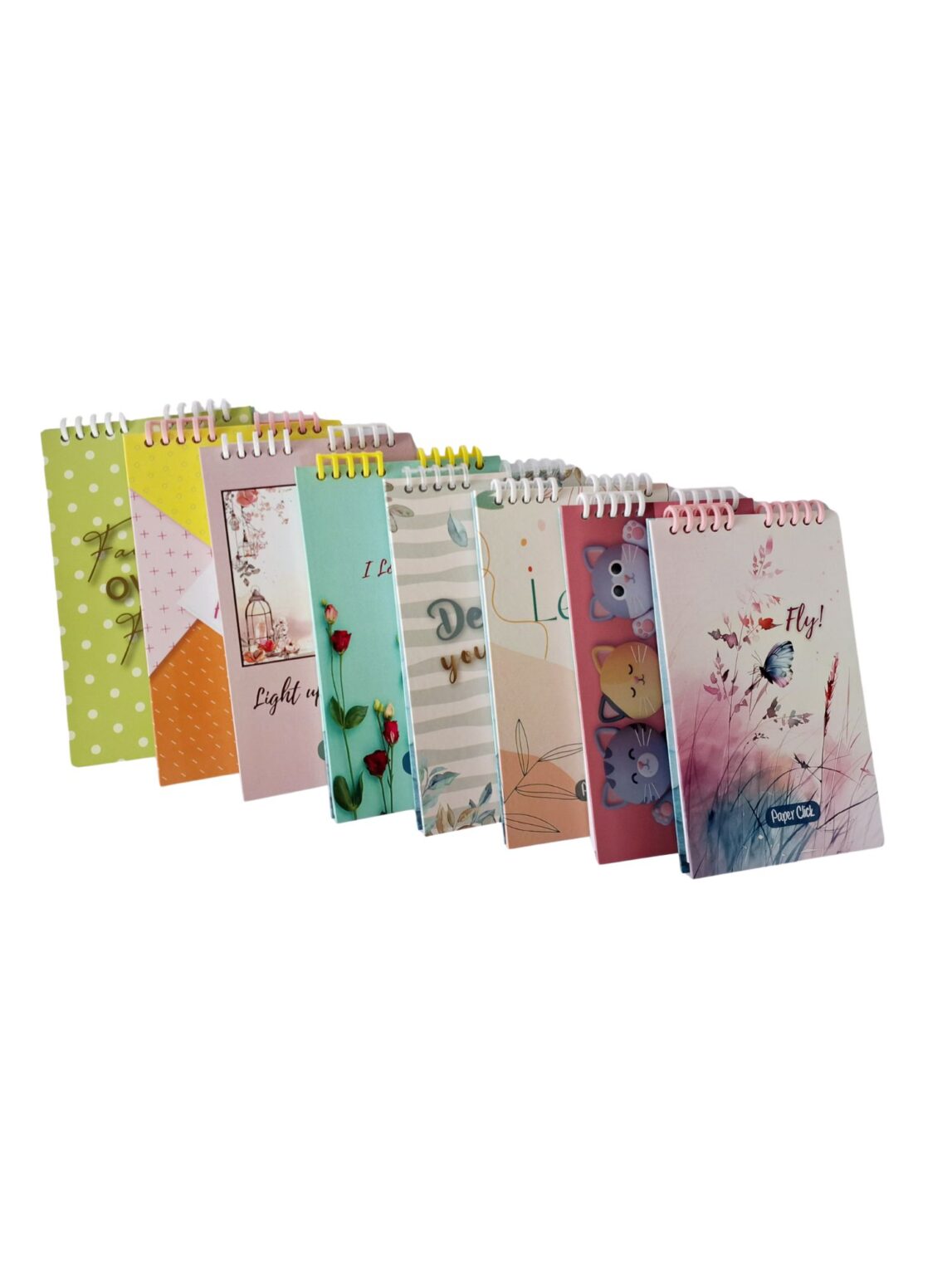 Libreta Media Carta vertical. (12 unidades Surtidas) - Tienda Paper Click