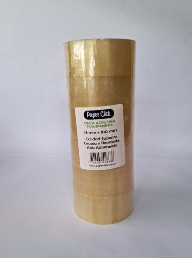 Cinta adhesiva Paper Click 48mm*100mts (6 unidades) - Tienda Paper Click